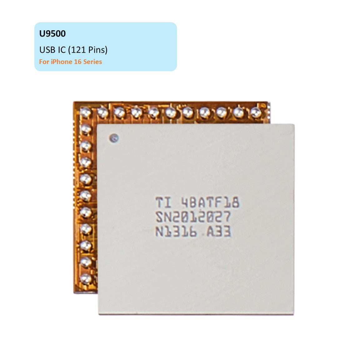Universal USB IC For iPhone 16/ 16 Plus/ 16 Pro/ 16 Pro Max (SN2012027 ...